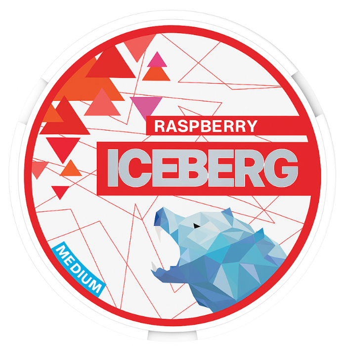 ICEBERG Raspberry Gum Medium | Pouches.eu