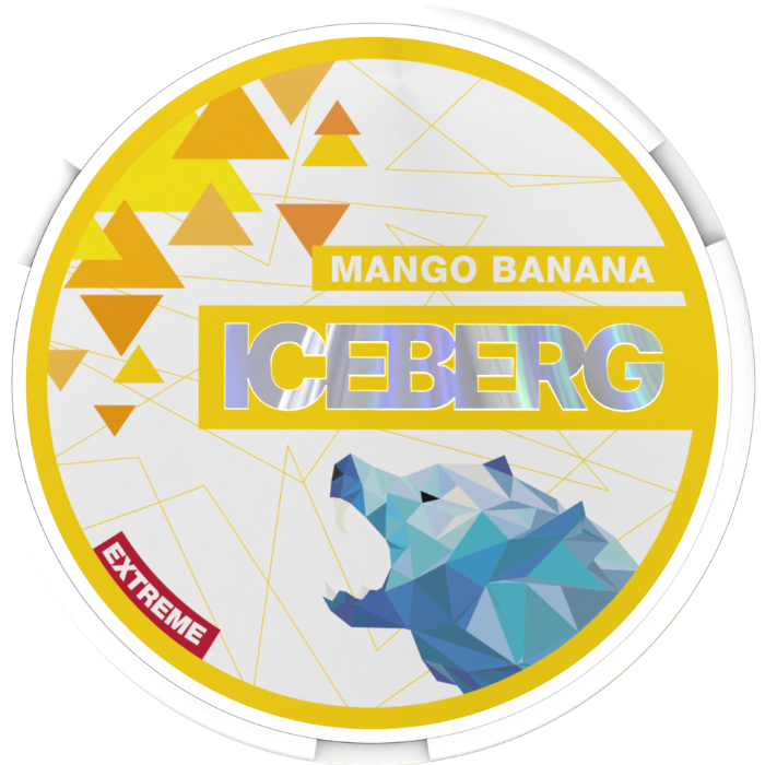 Iceberg Mango Banana snus pouches - 50mg/g