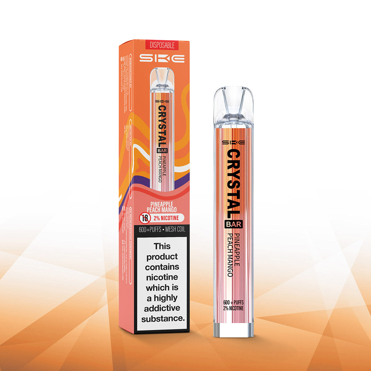 SKE Crystal Bar Pineapple Peach Mango | Pouches.eu