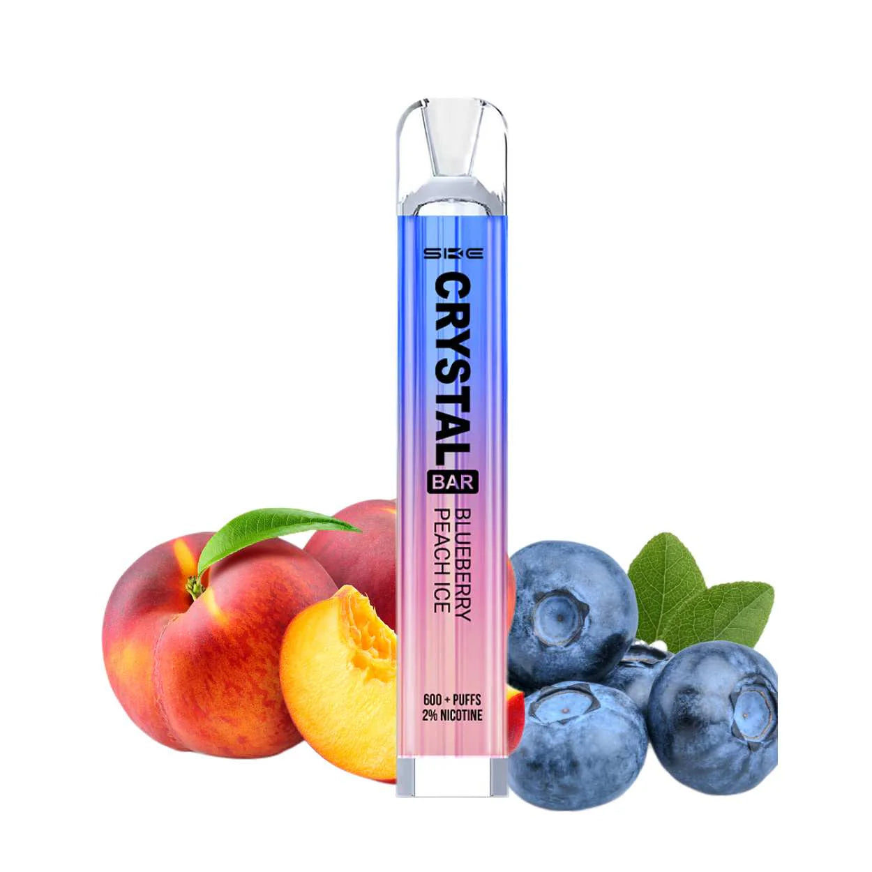 SKE Crystal Bar Blueberry Peach Ice | Pouches.eu